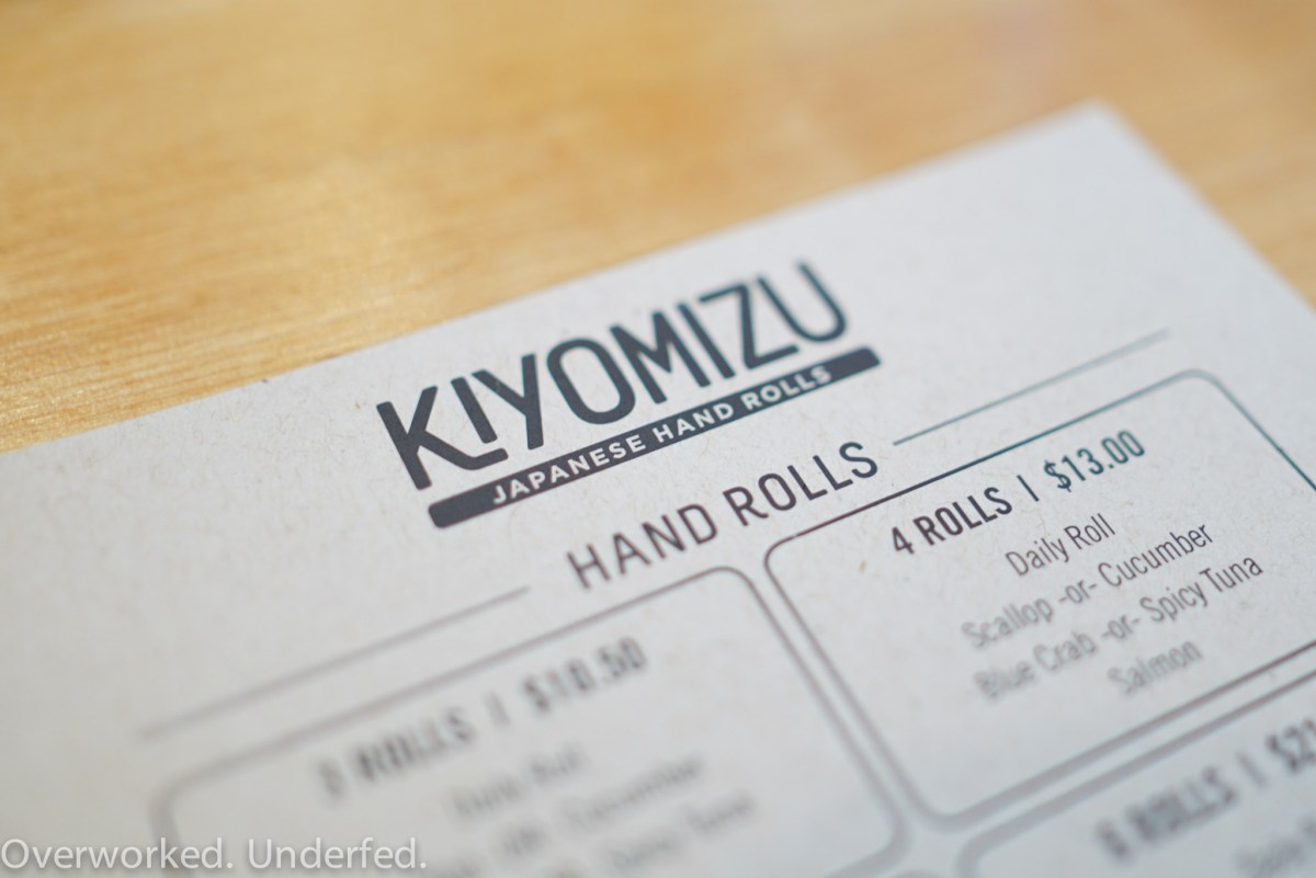 Kiyomizu – Overworked. Underfed.